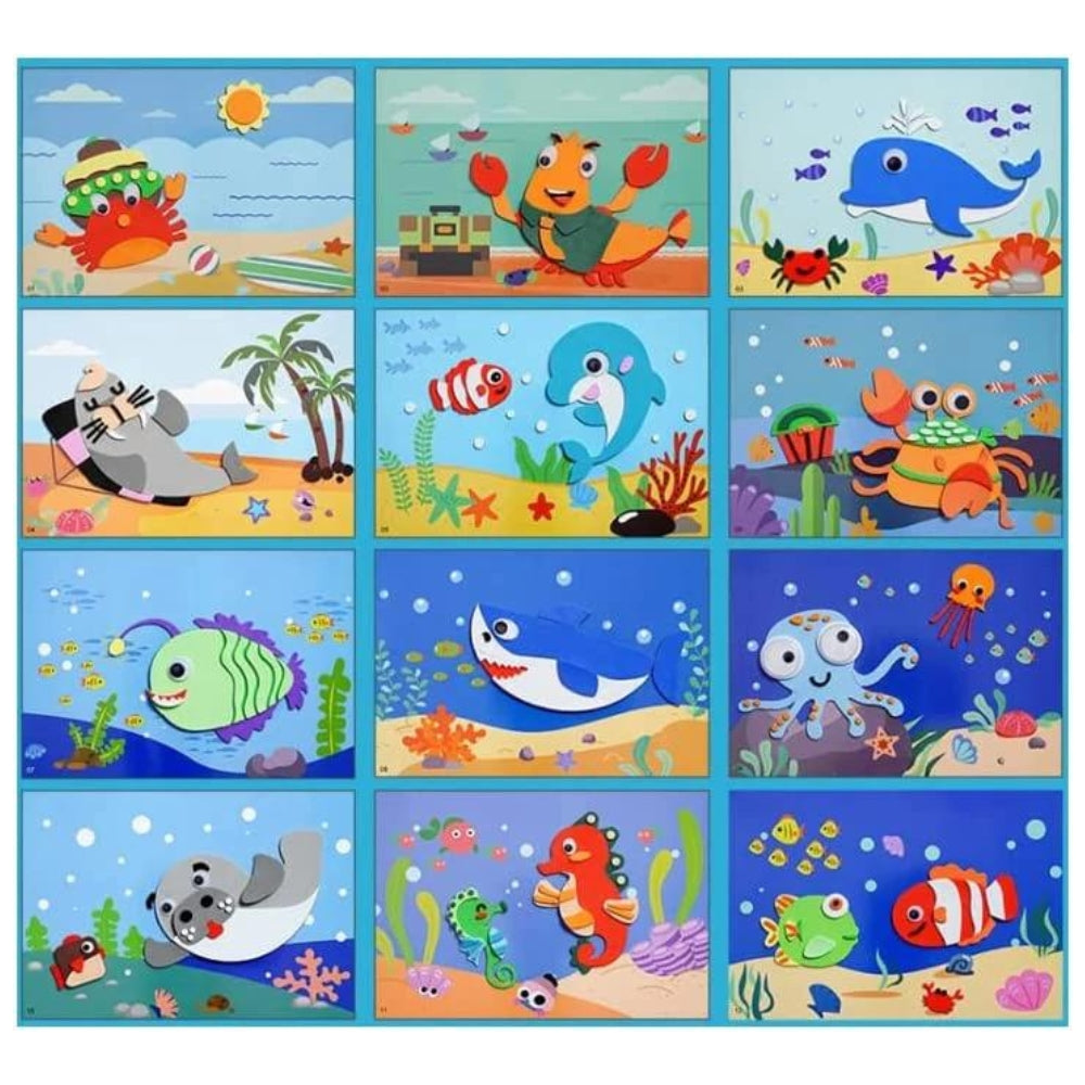 3D Sticker Puzzles - A Creative Way to Keep Kids Busy – Smartoon Kids